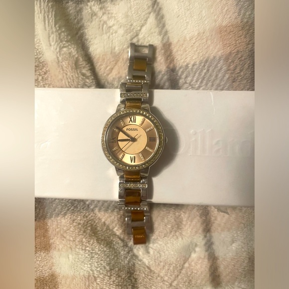 Fossil | Accessories | Fossil Watch Womens Numeral Numbers Silver And ...